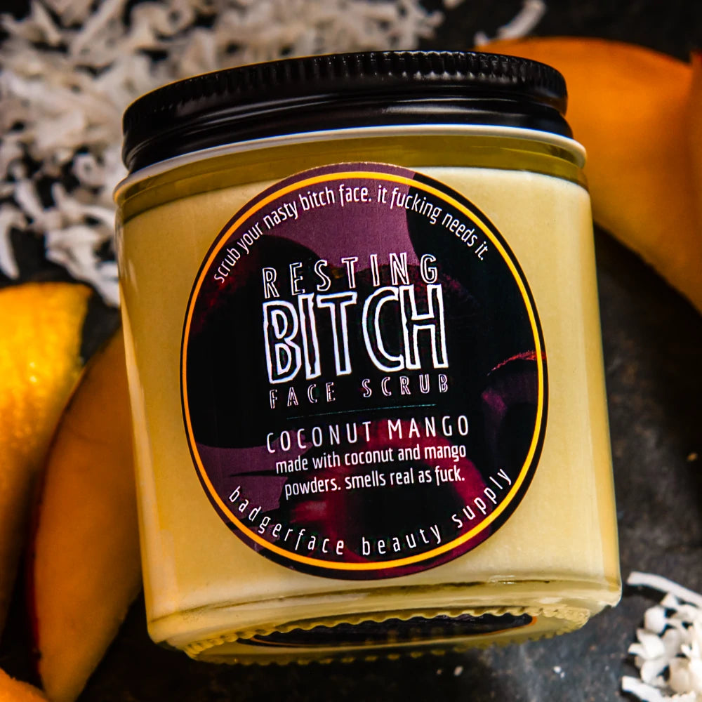 Coconut Face Scrub: A Tropical Glow-Up. – Badgerface Beauty Supply