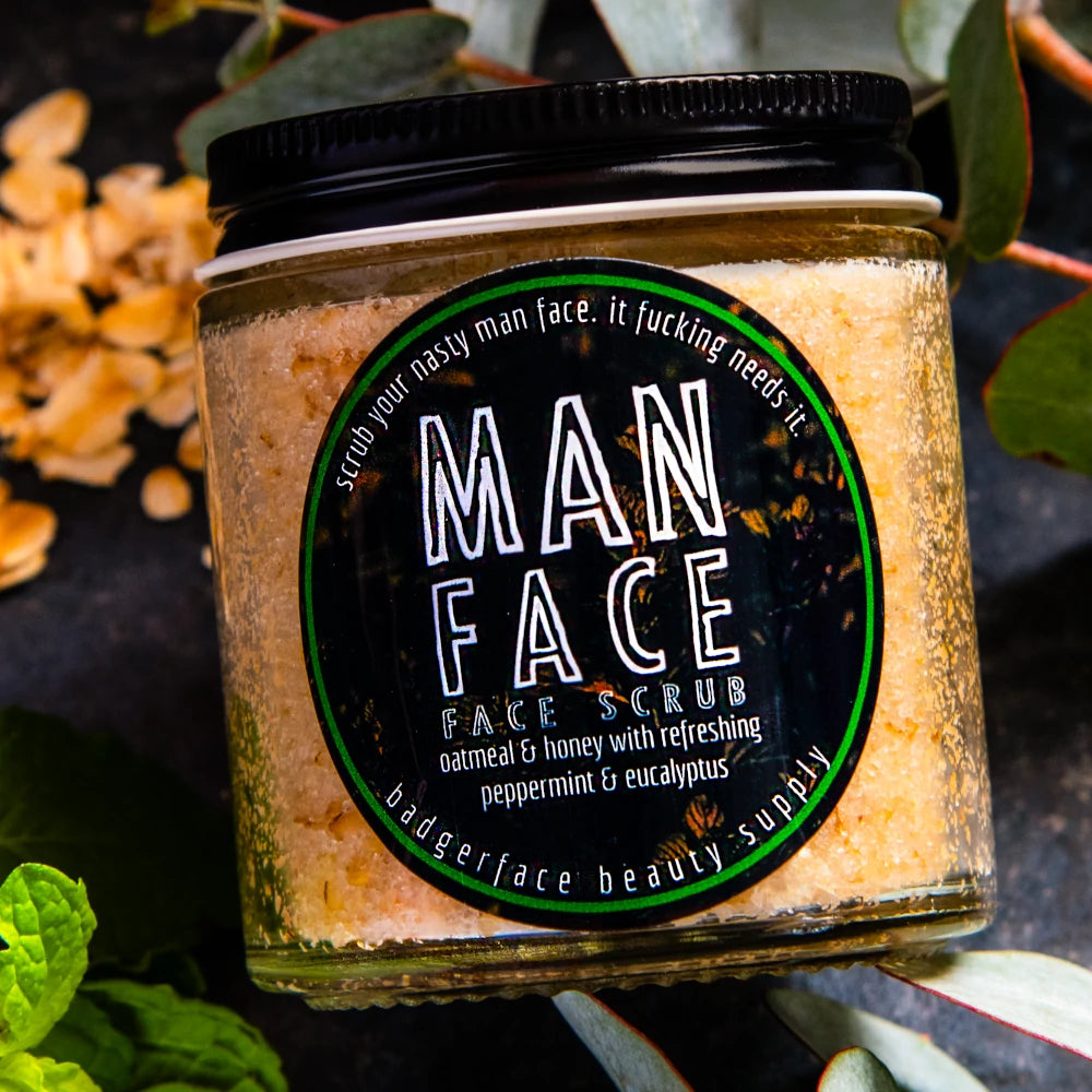Fresh Facial Scrub for Men. – Badgerface Beauty Supply